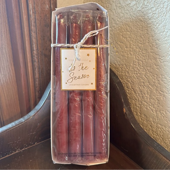 Chesapeake Bay | Accents | Chesapeake Bay Deep Red Taper Candle Ser ...